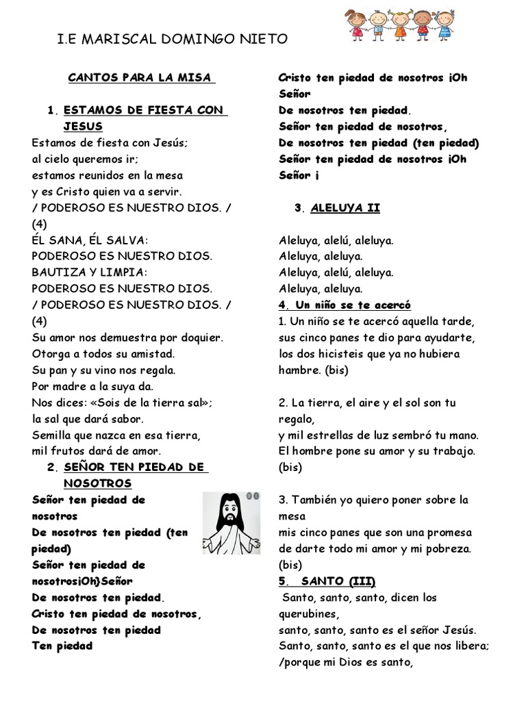 Cantos | PDF | Cristo (título) | Santo