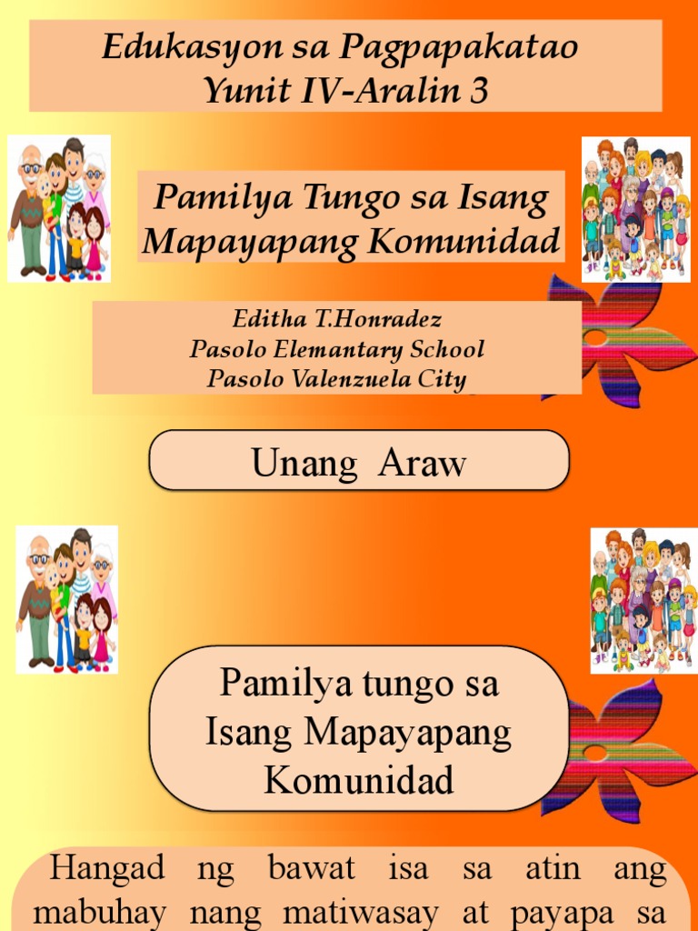 Esp Yunit 4 Aralin 3 | PDF Esp Yunit 4 Aralin 3 | PDF