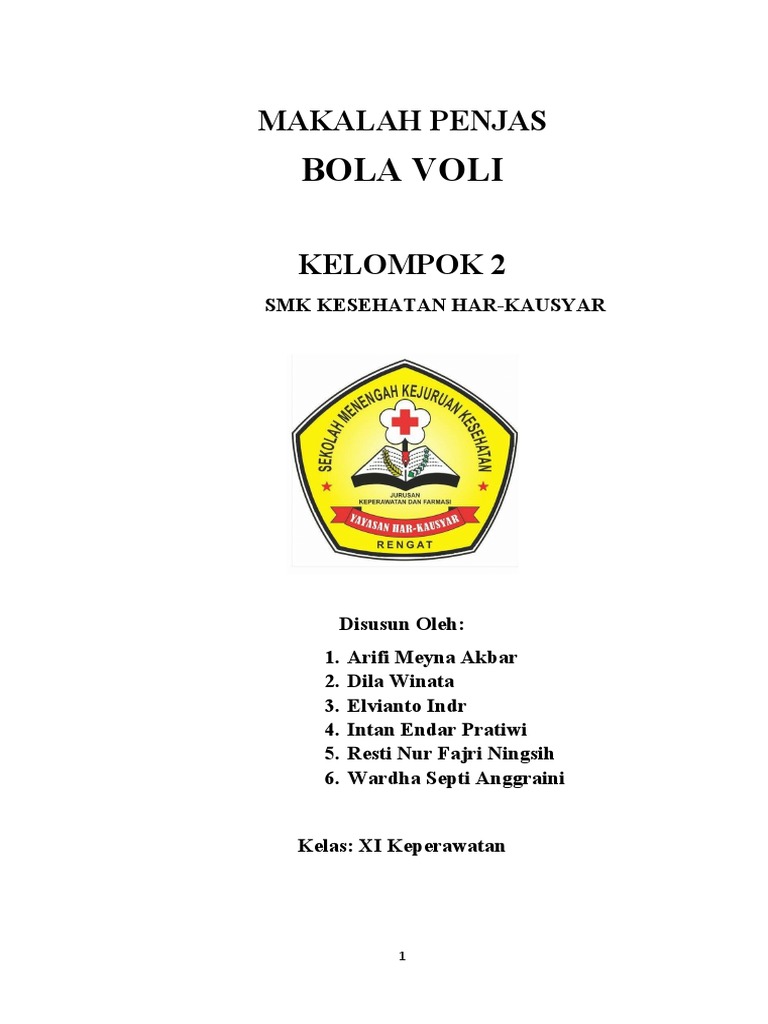 Bola Voli: Makalah Penjas | PDF