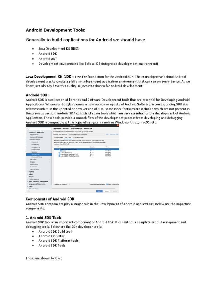 Lect 2 | PDF | Android (Operating System) | Integrated Development ...