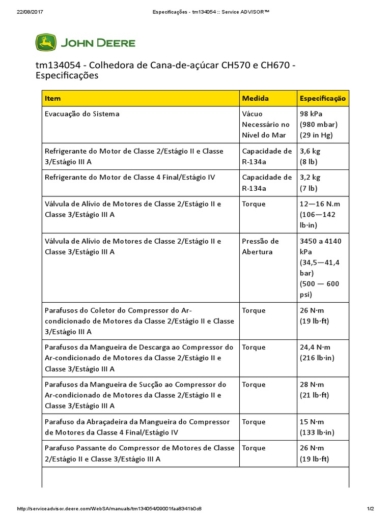 Compressor Torque NM ch570 Ch670 | PDF | Física Aplicada e ...