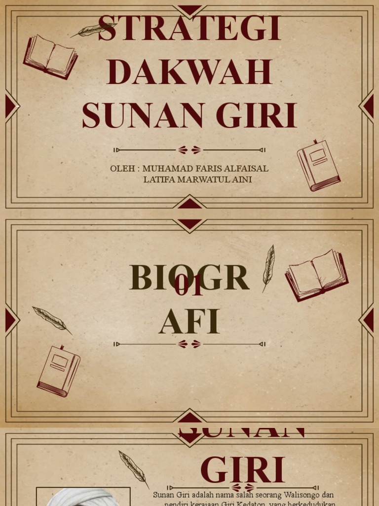 Biografi & Strategi Dakwah Sunan Giri | PDF
