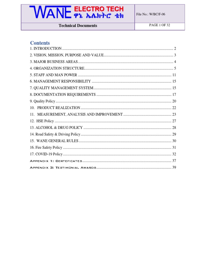 Company Profile 4 ECX | PDF | Audit | Quality Management