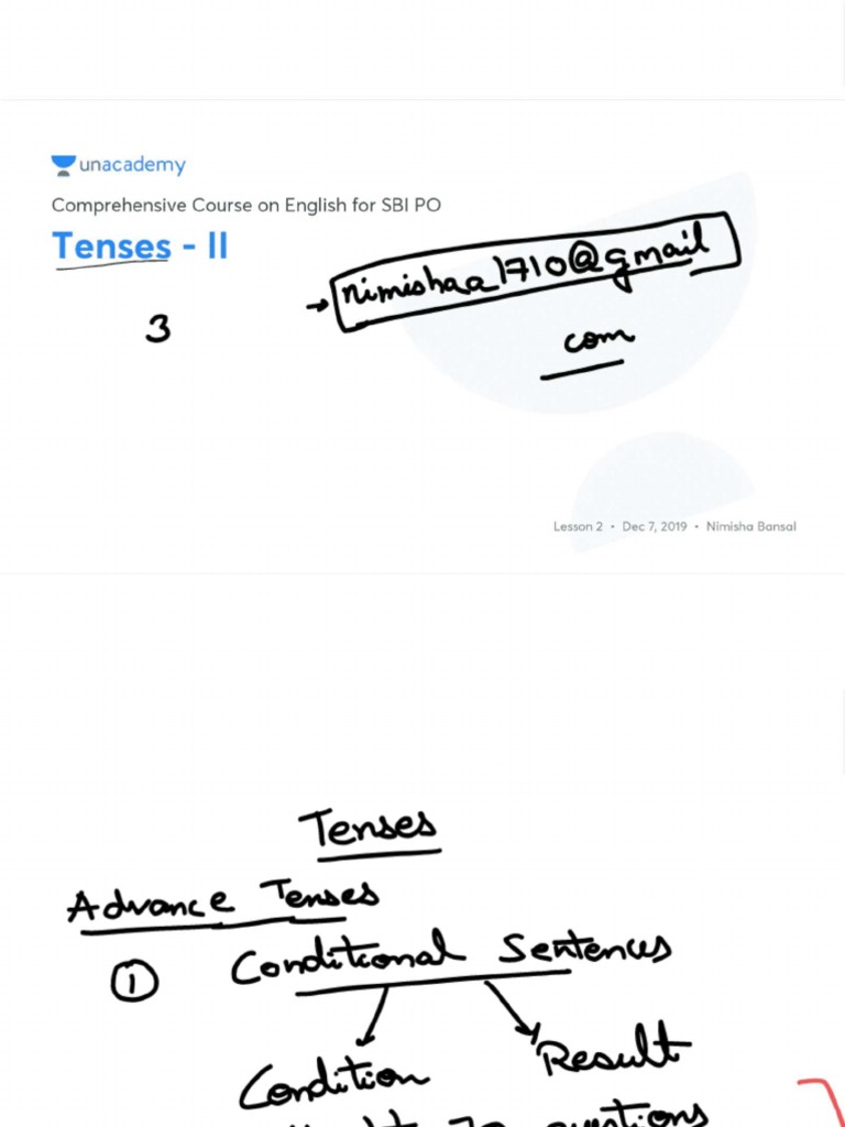 Tenses II With Anno | PDF