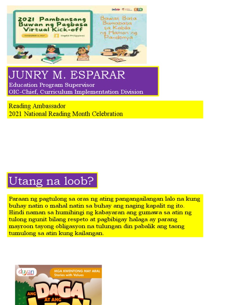 Ang Leon at Ang Daga | PDF