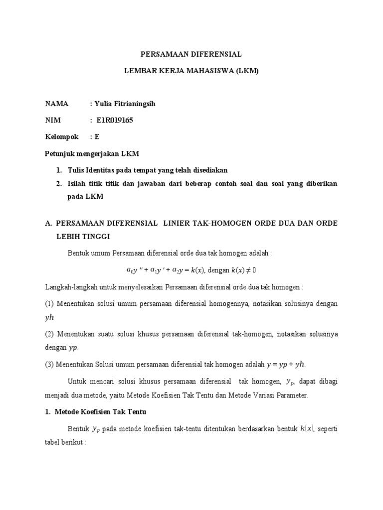 LKM 1 | PDF