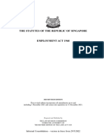 Labour Act 2003 Act 651 | PDF | Employment | Working Time