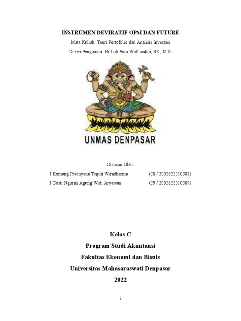 Instrumen Derivatif: Opsi dan Futures | PDF
