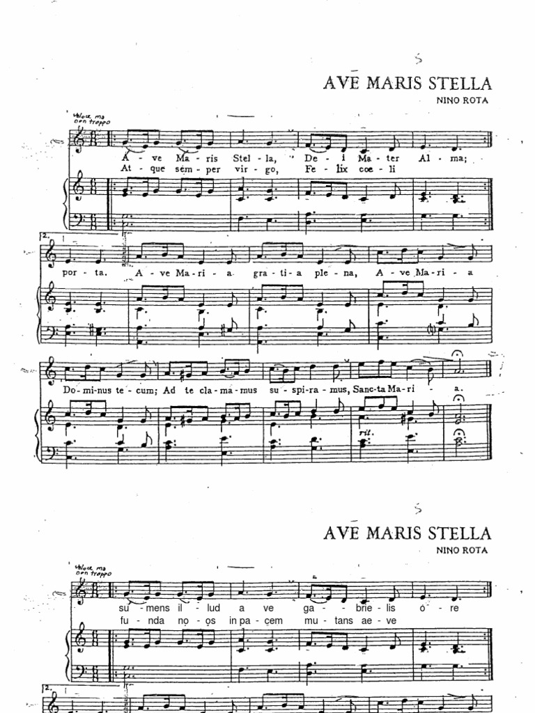 Ave Maris Stella | PDF