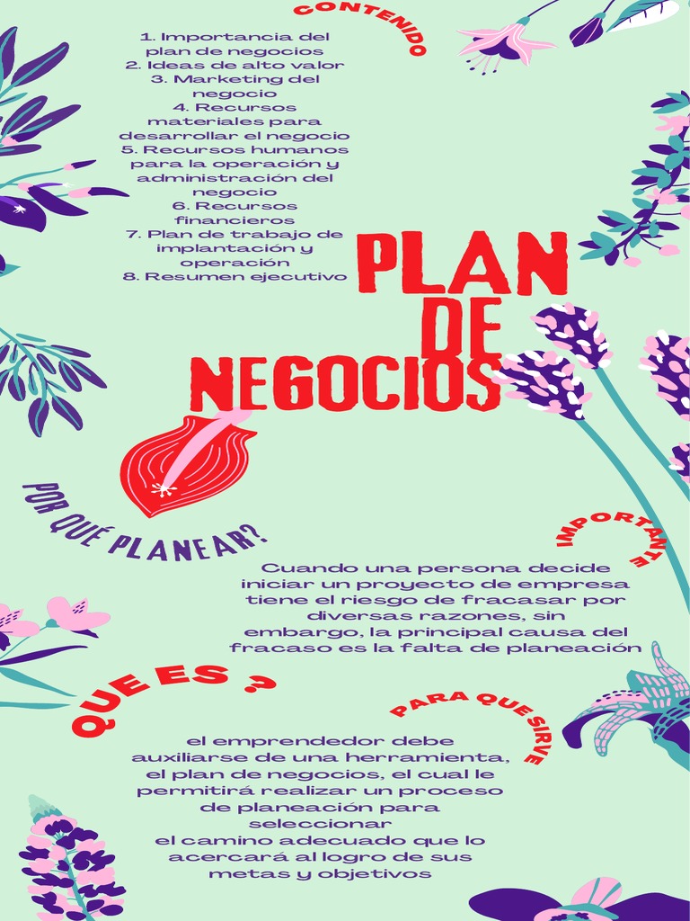 Infografia Plan de Negocios | PDF