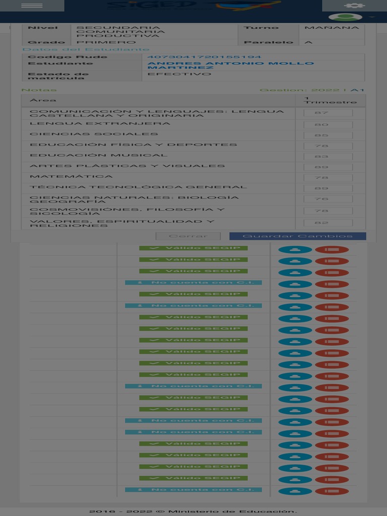 SIGED Herramienta Web | PDF | Science