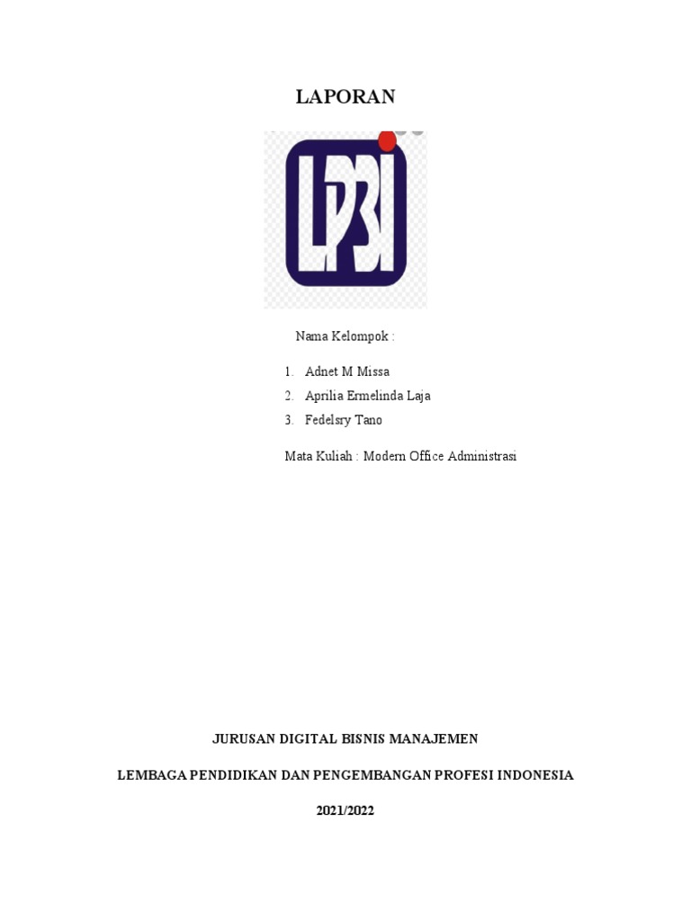 Definisi dan Jenis Laporan | PDF