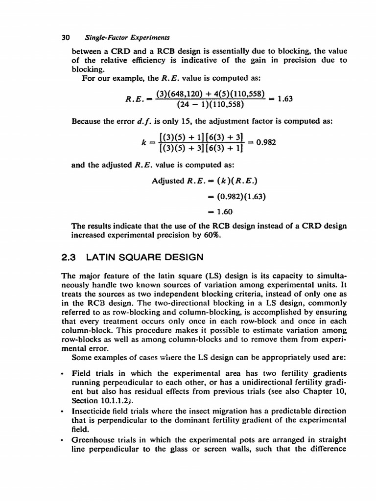 Latin Square Design | PDF | Analysis Of Variance | Degrees Of Freedom (Statistics)