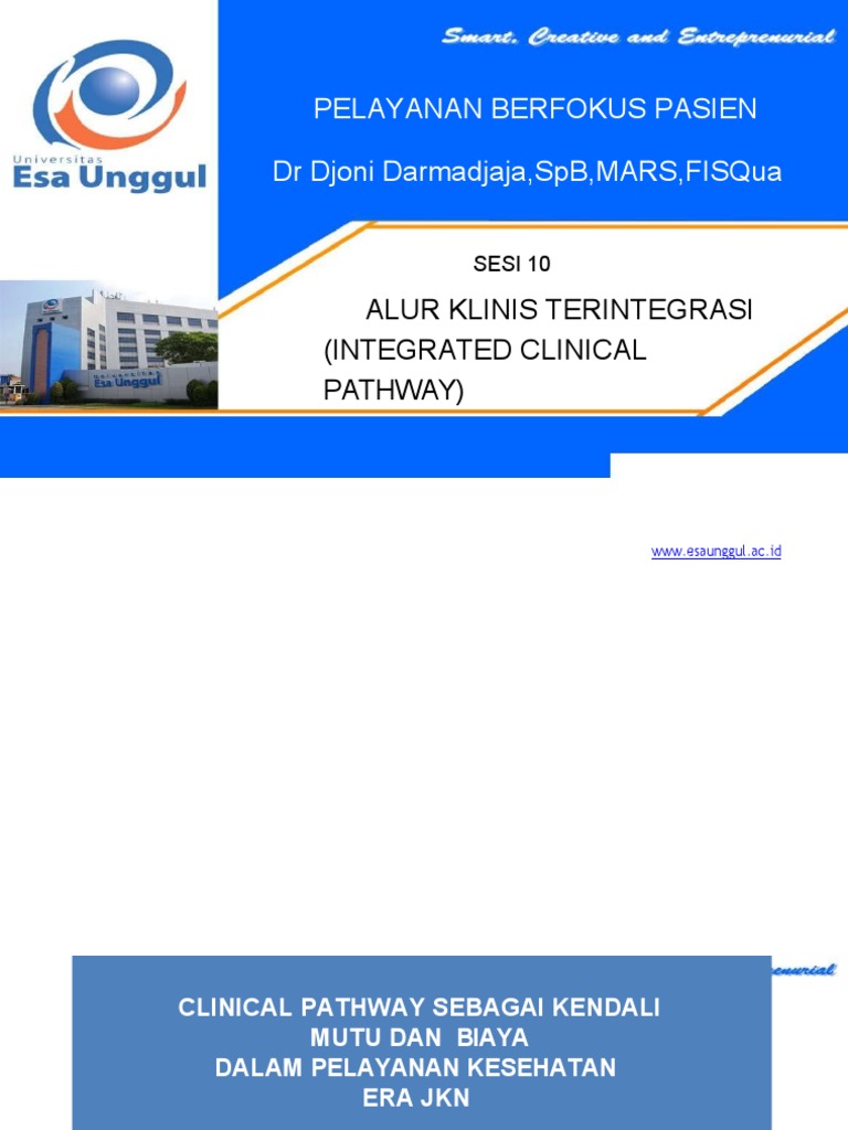 "Alur Klinis Terintegrasi di RS" | PDF
