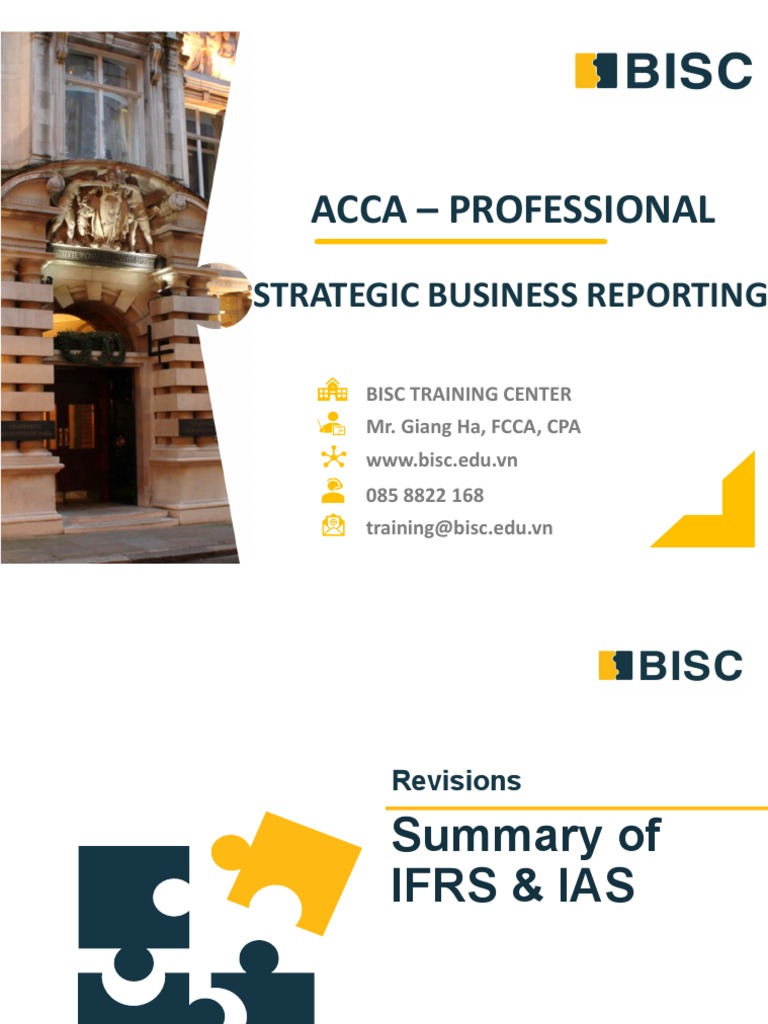 Revision - Summary of IFRS - SBR | PDF | Intangible Asset | Depreciation