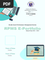 RPMS With ANNOTATIONS KRA 1 5 | PDF | Teachers | Learning