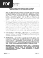 High Risk Medical Consent Form | PDF | Informed Consent | Patient