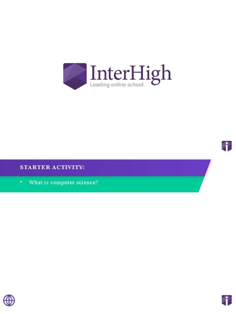 Week 1 Lead Intro To Computer Science Download Free Pdf Inputoutput Computer Data Storage