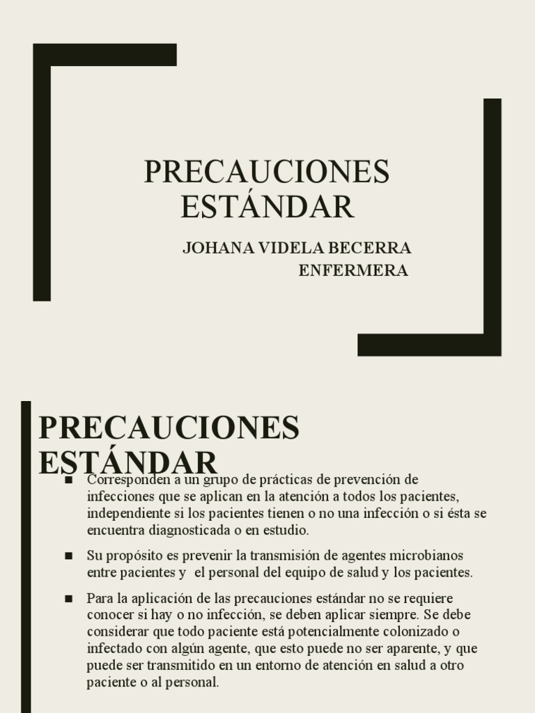 Precauciones estándar y prevención de infecciones: Una guía integral ...