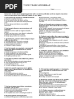 Cuestionario VARK | PDF