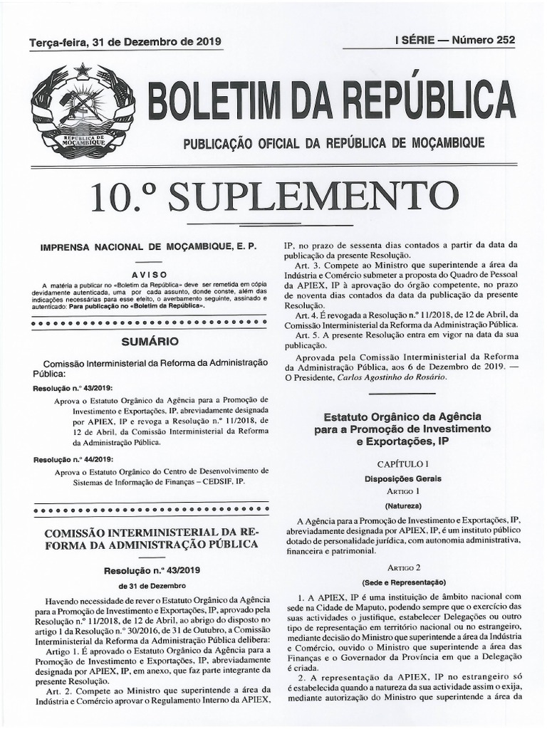 Estatuto Organico CEDSIF-IP | PDF