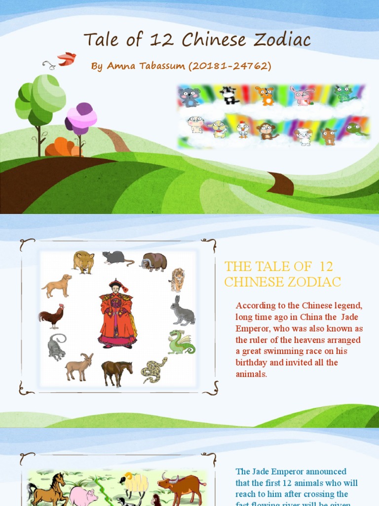 Tale of 12 Chinese Zodiac | PDF | Chinese Zodiac | Astrology