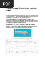 Tipos de férulas y sus indicaciones | PDF | Codo | Tobillo