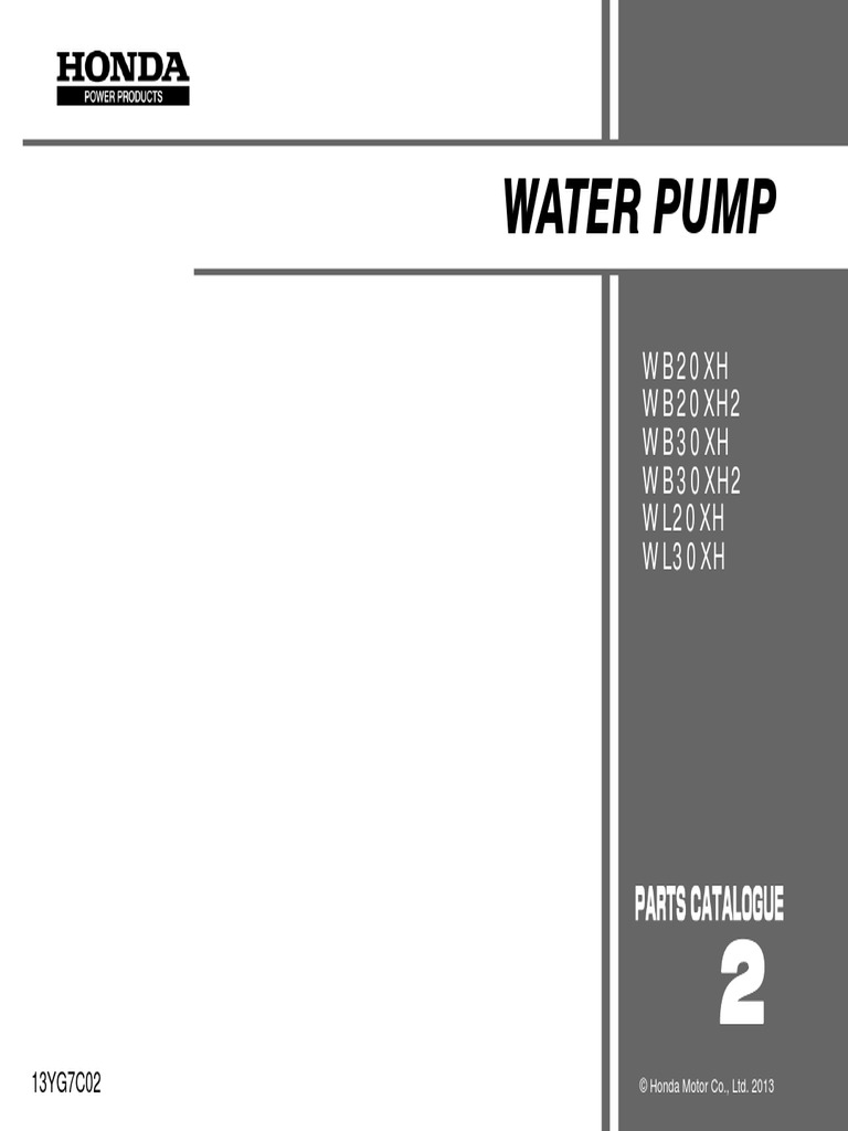 Lista de Partes de Motobombas Honda | PDF