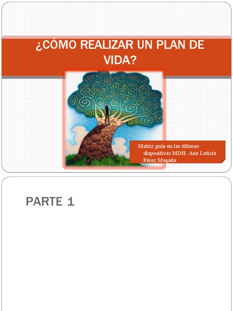 Como Realizar Un Plan de Vida | PDF
