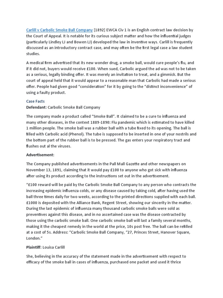 Contracts Cases | PDF