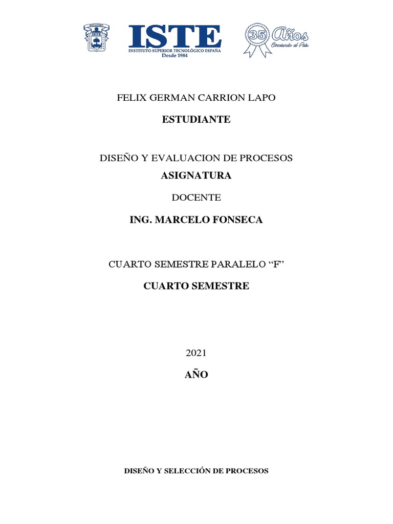 Felix German Carrion Lapo Cuarto Nivel Paralelo F | PDF