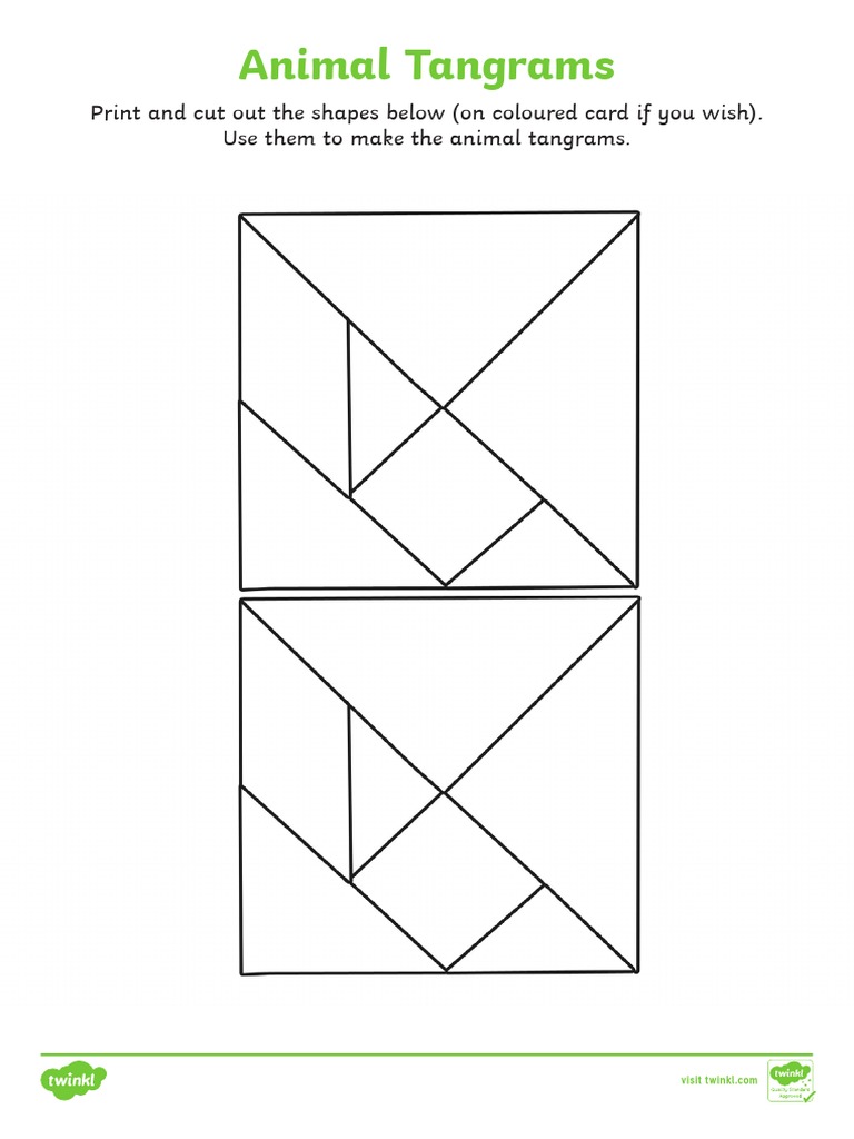Create Animal Shapes with Tangrams | PDF