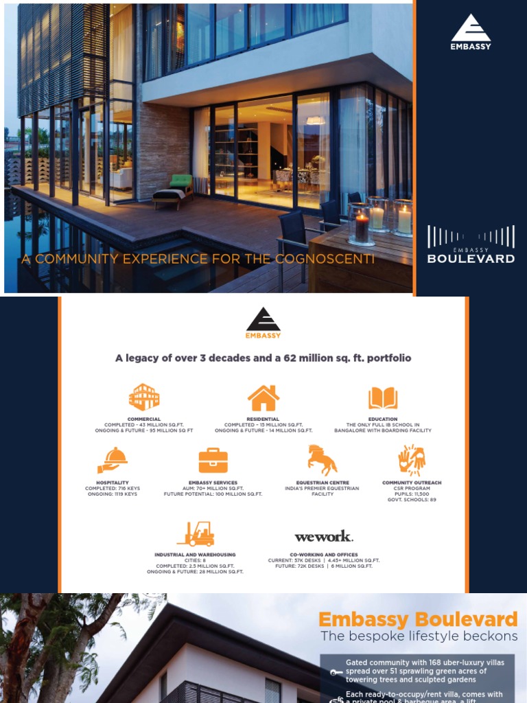 Embassy Boulevard Brochure | PDF | Security Alarm | Interior Design