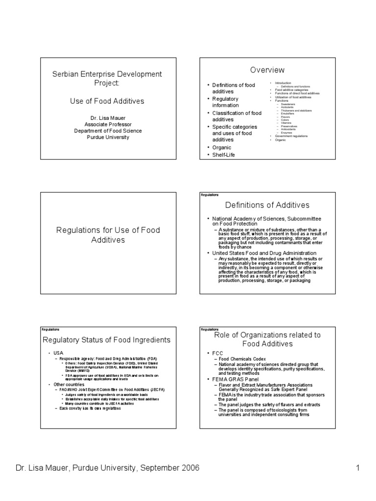 Classification and Uses of Food Additives | PDF | Flavor | Antioxidant