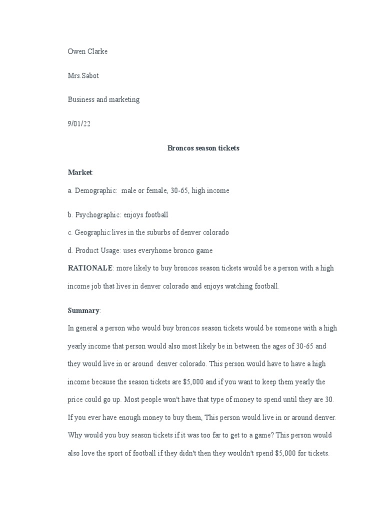 Market Project | PDF