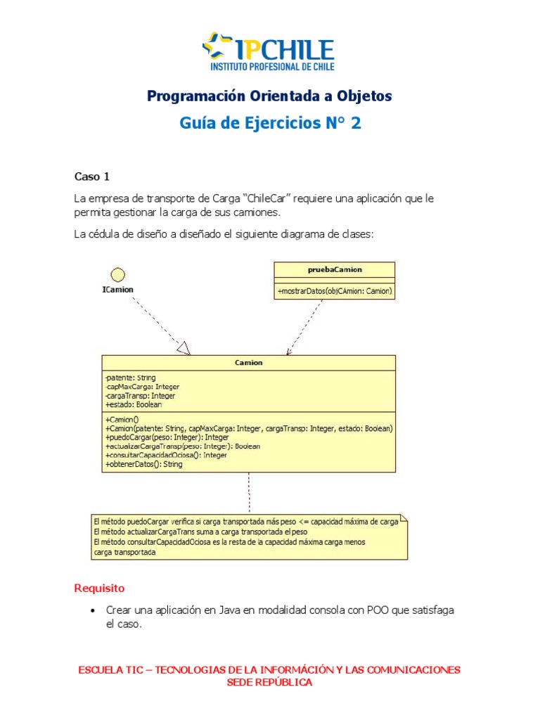 Programación Orientada A Objetos - Guía de Ejercicios #2 | PDF