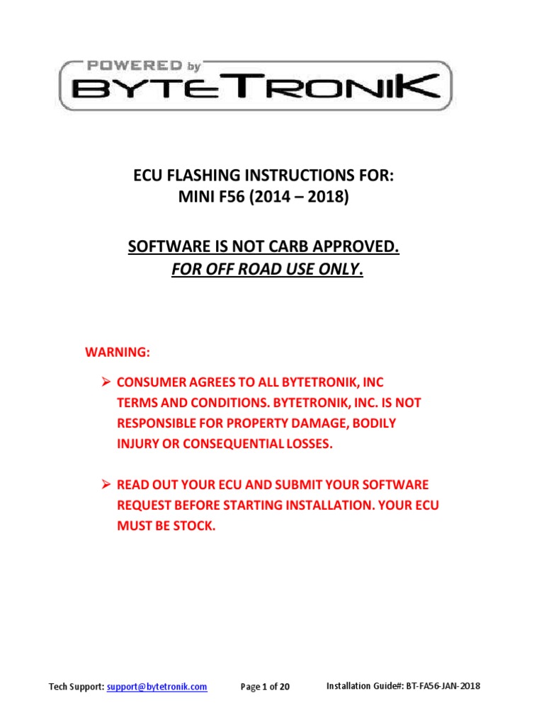 FlashAccess ECU Installation Guide v6-c | PDF | Device Driver | Computer File