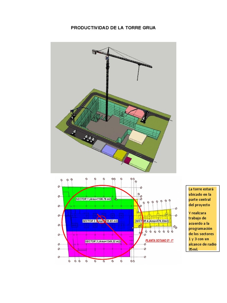 Productividad de La Torre Grua | PDF