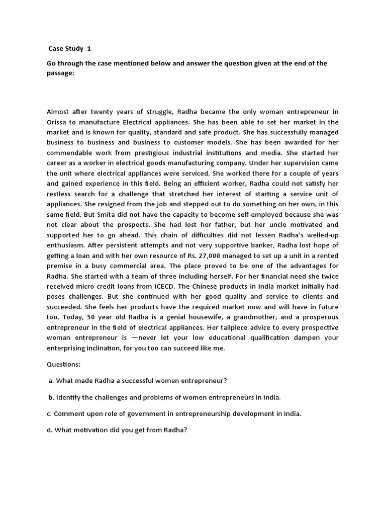 Case Study - 1 | PDF