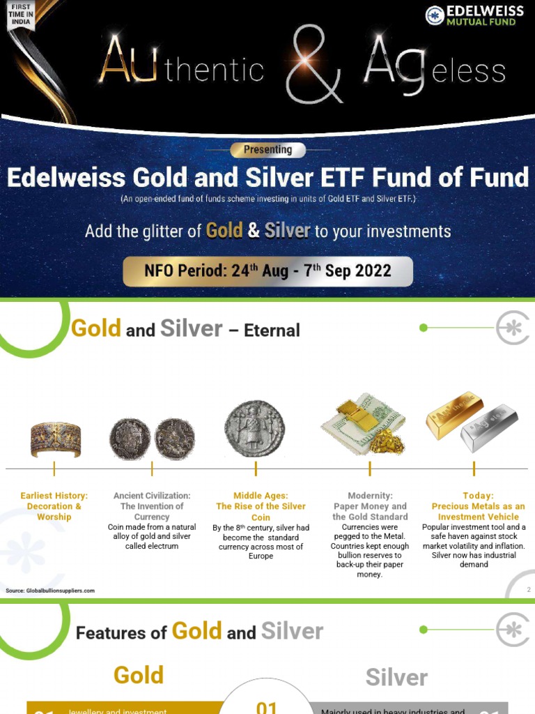 NFO PPT Edelweiss Gold and Silver ETF Fund of Fund | PDF | Exchange ...