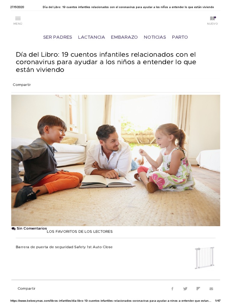 Día Del Libro - 19 Cuentos Infantiles Relacionados Con El Coronavirus para Ayudar A Los Niños A ...