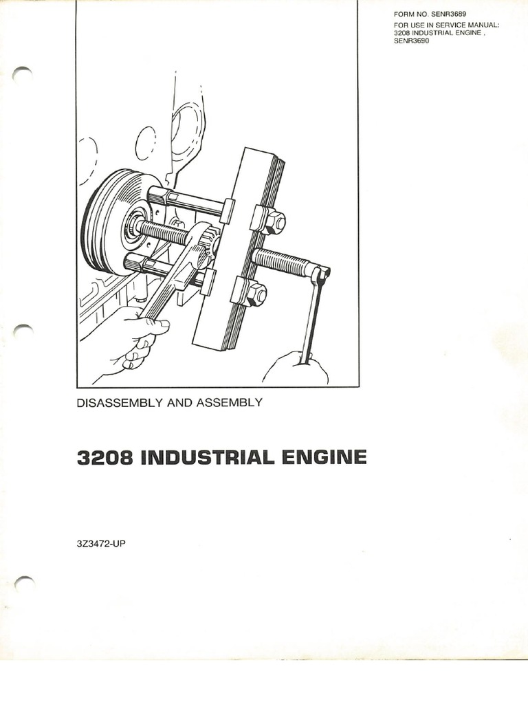 Industrial Engine CAT PR1000 Disassembly and Assembly | PDF