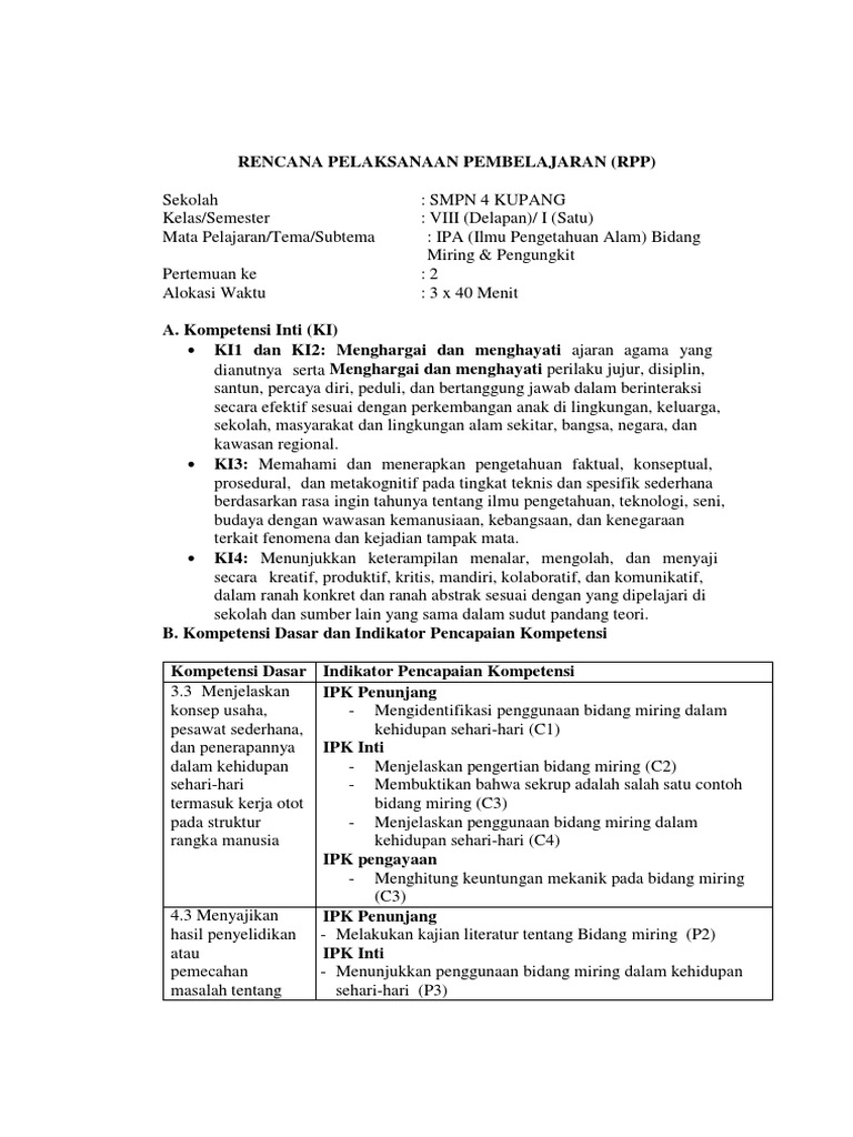 Refrensi RPP 2 | PDF