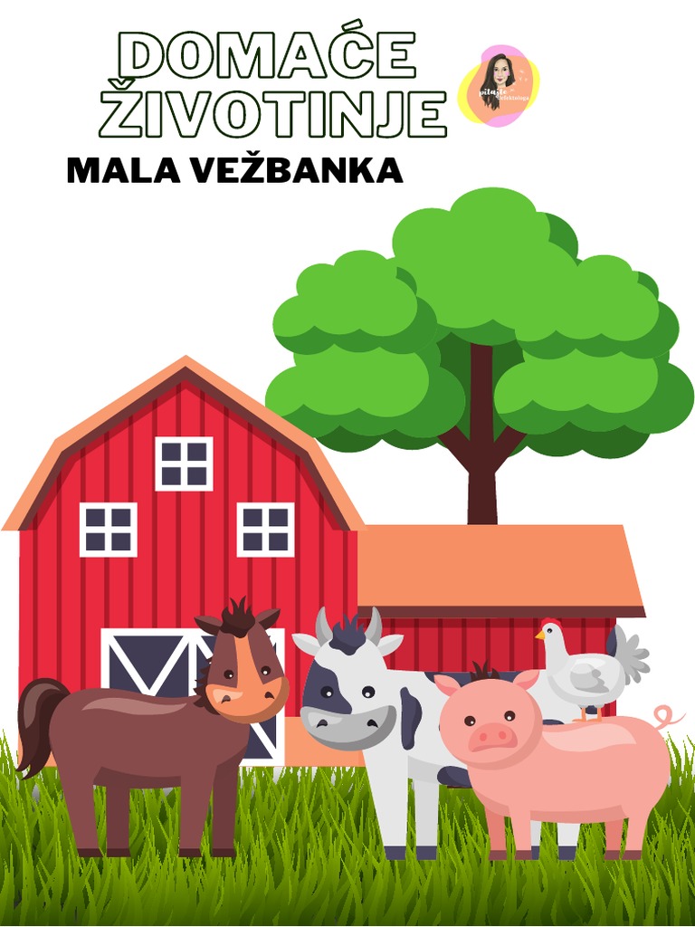 Domace Zivotinje Mala Vezbanka | PDF
