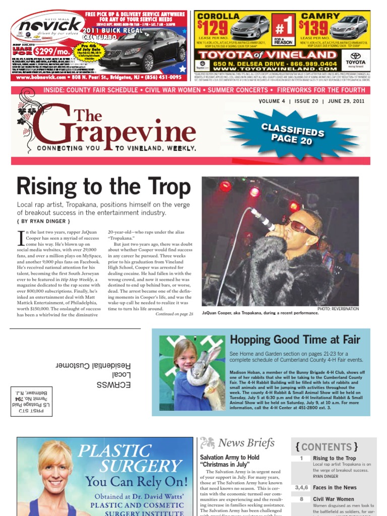 6 29 11 Grapevine | PDF | Travel | Sports & Recreation