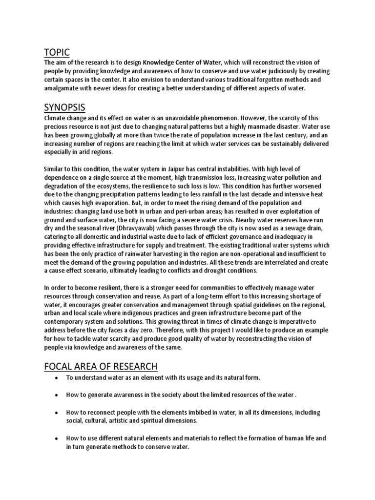1712 - Amika Goyal - DD - Assignment 1 | PDF | Water | Water Scarcity