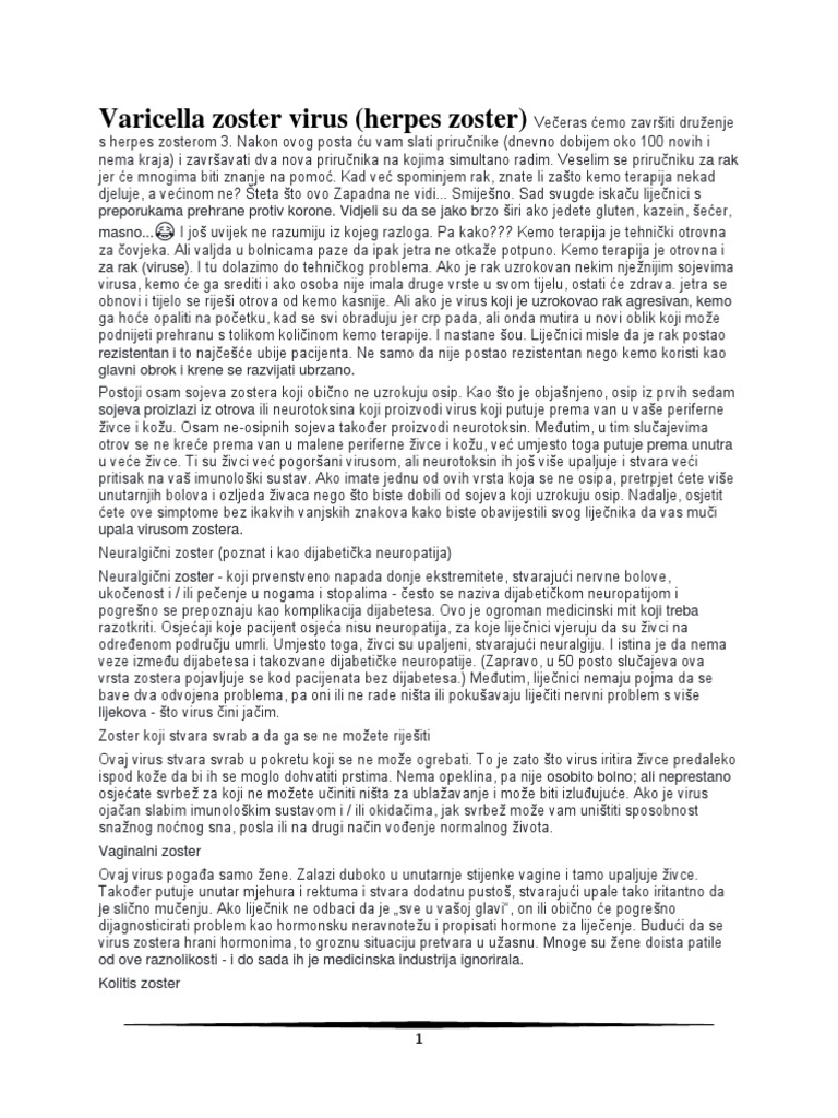 Varicella Zoster Virus | PDF