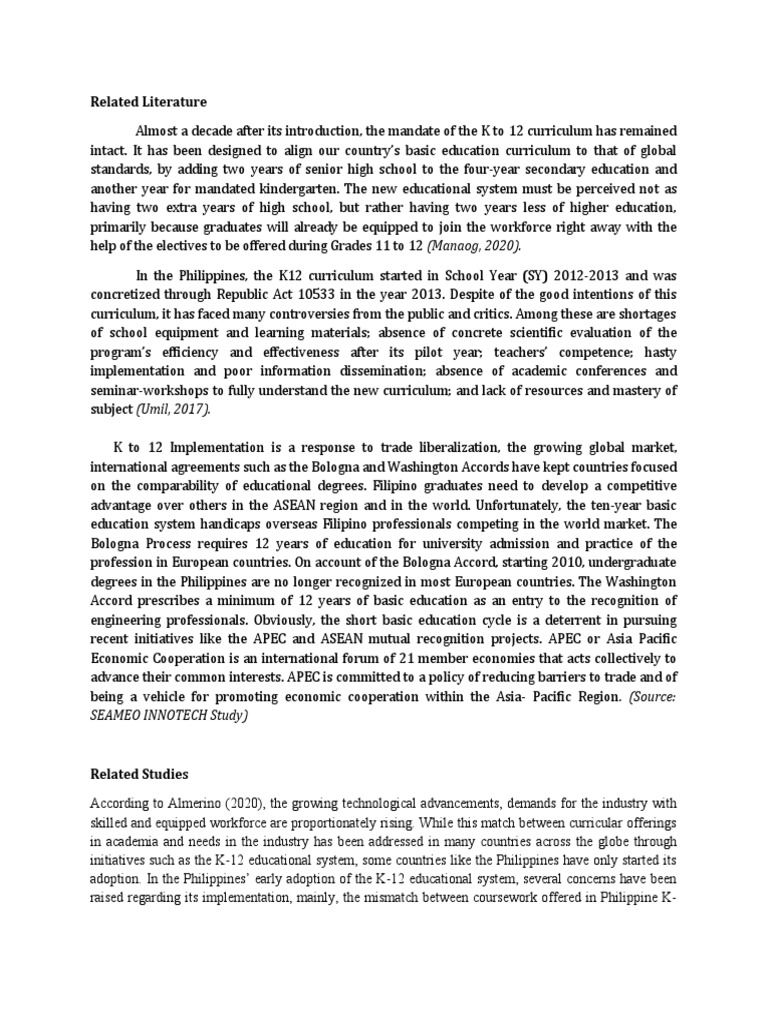 RRL Malabanan | PDF | Curriculum | Philippines RRL Malabanan | PDF | Curriculum | Philippines
