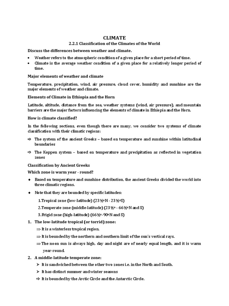 Climate | PDF | Climate | Temperate Climate