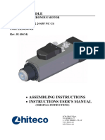 HSD Electro-Spindle Installation Manual | PDF | Bearing (Mechanical ...